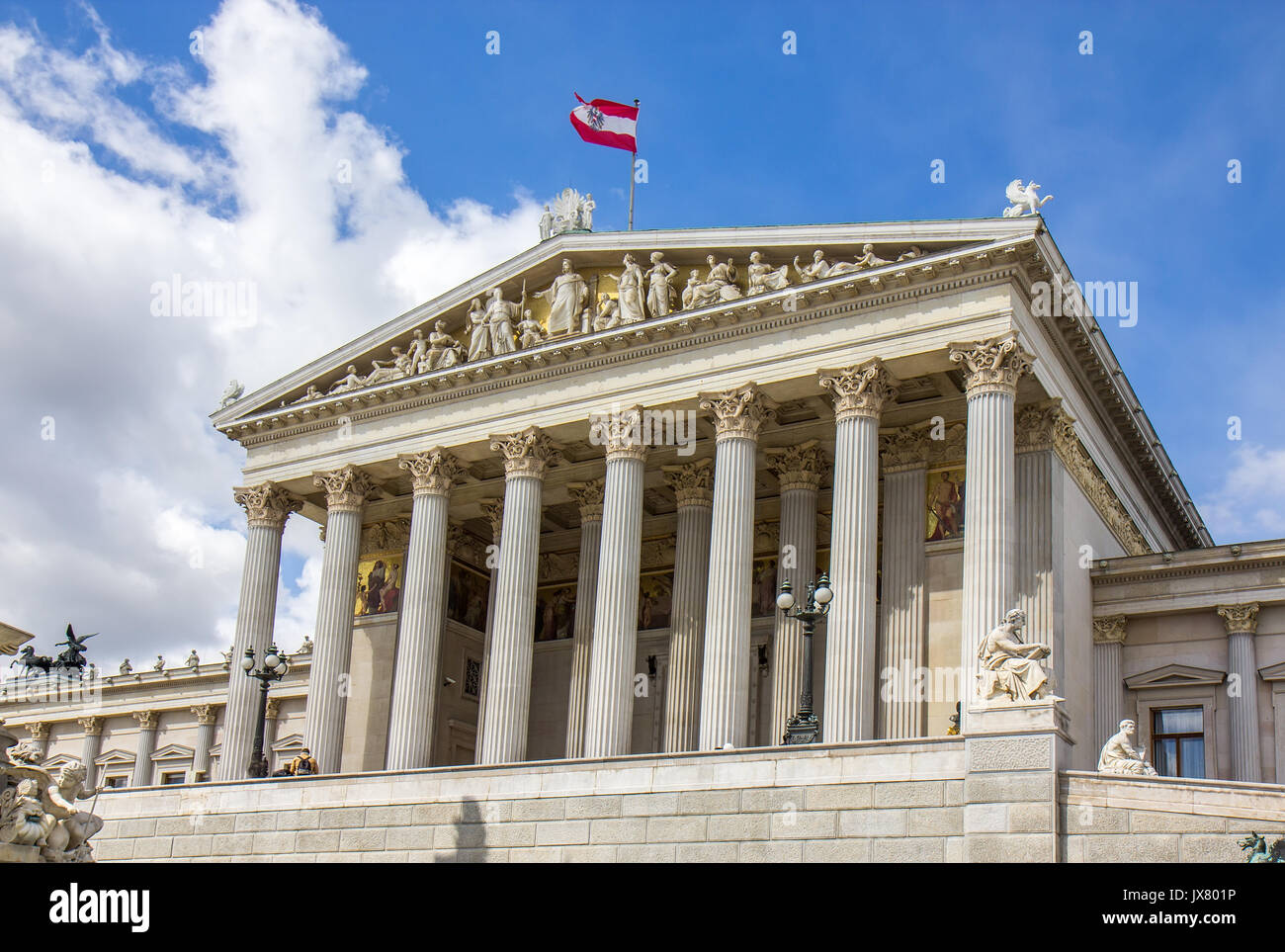 Parliament house in vienna hi-res stock photography and images - Alamy