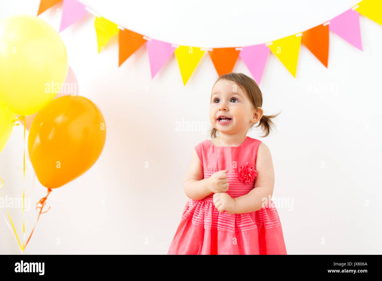 Baby girl party hi-res stock photography and images - Alamy