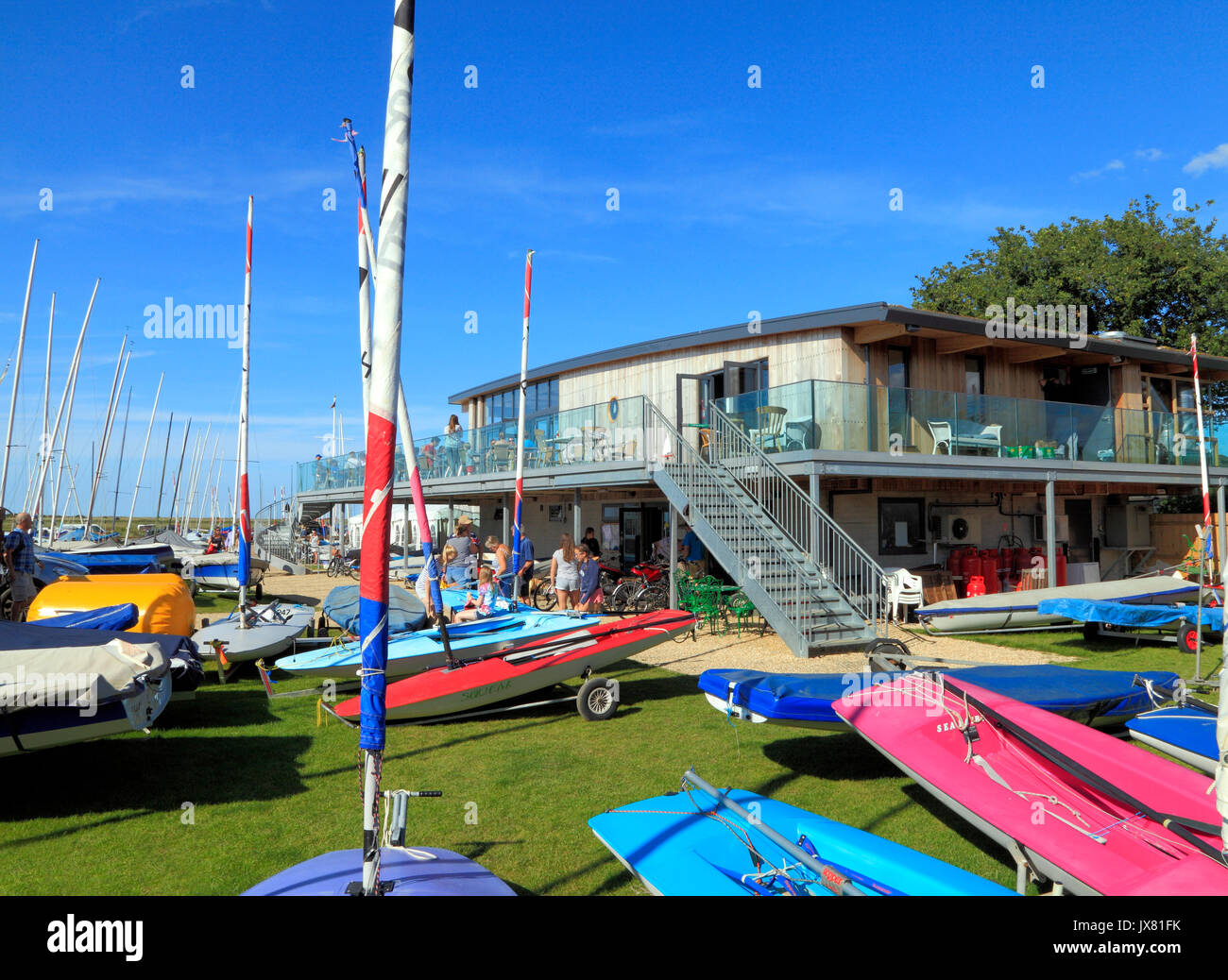 Brancaster Sailing Club, clubhouse, Brancaster Staithe, Norfolk ...