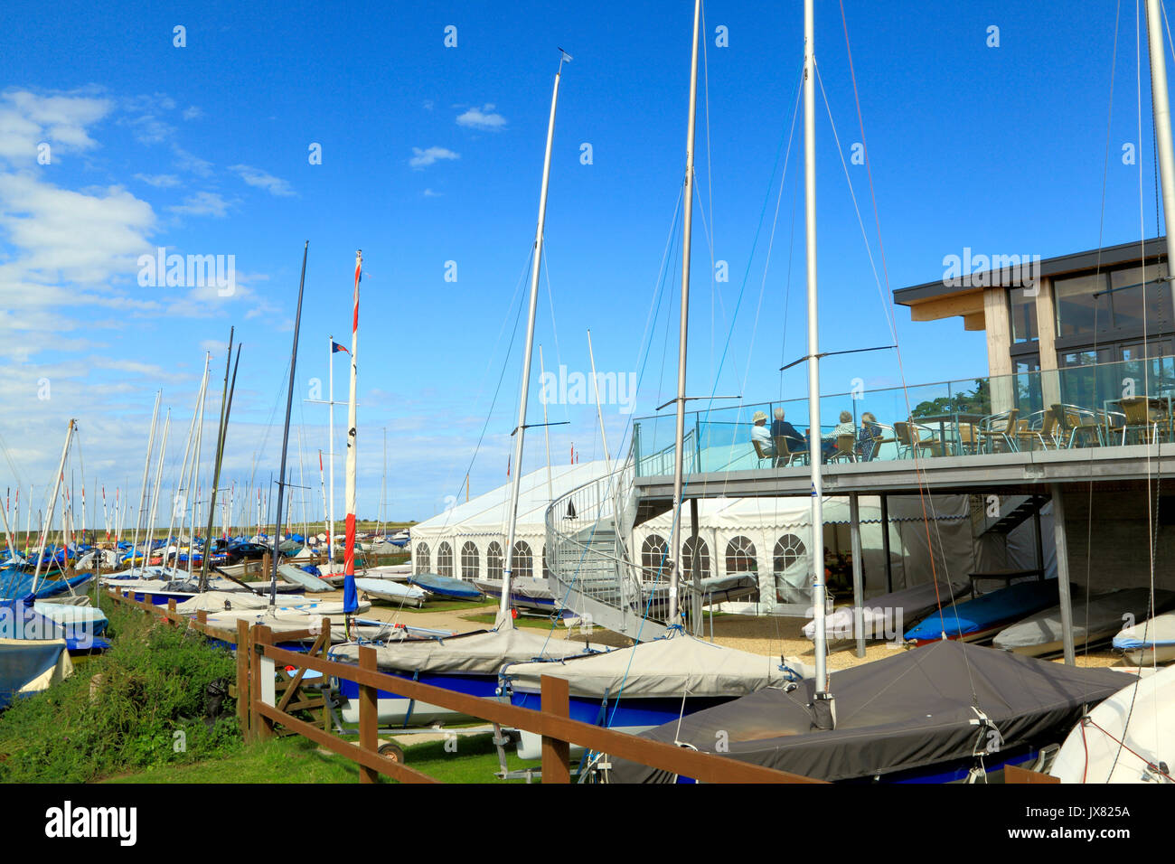 Brancaster Sailing Club, Brancaster Staithe, Norfolk, England, UK Stock ...