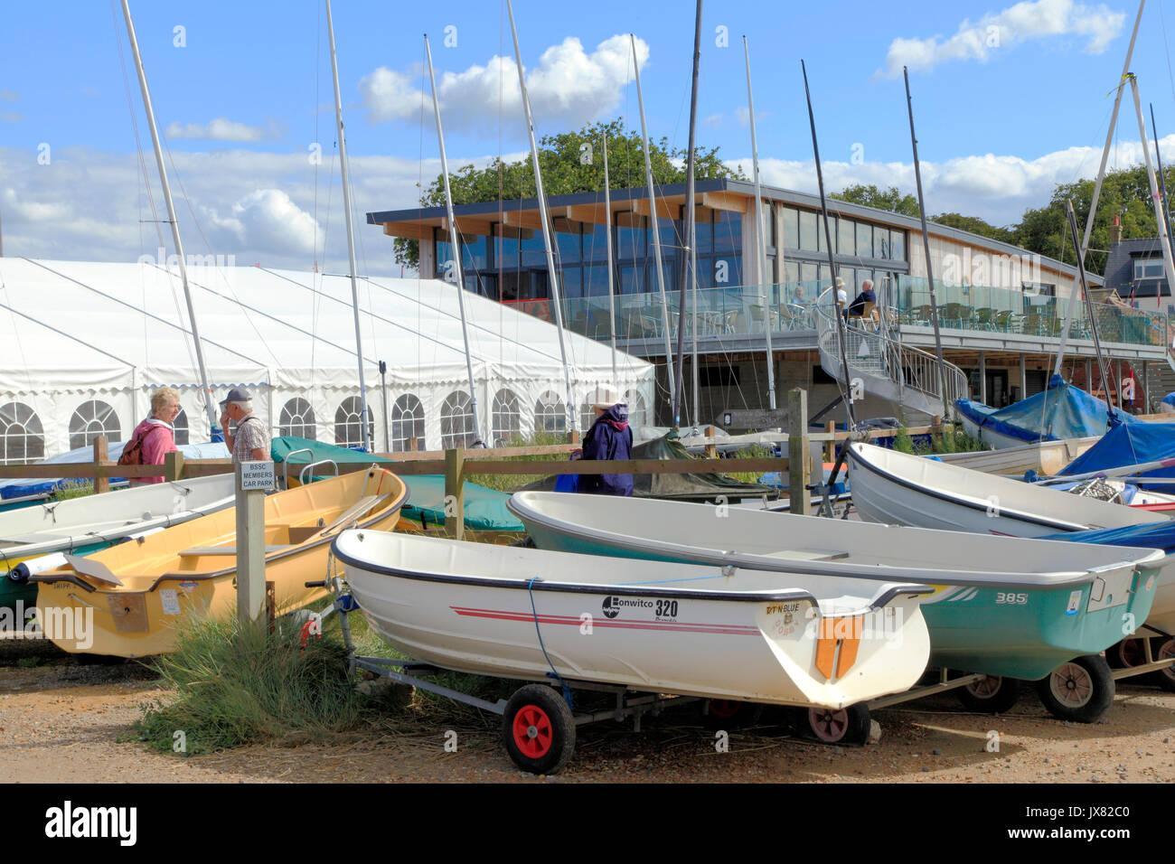 Brancaster Sailing Club, Brancaster Staithe, Norfolk, England, UK Stock ...