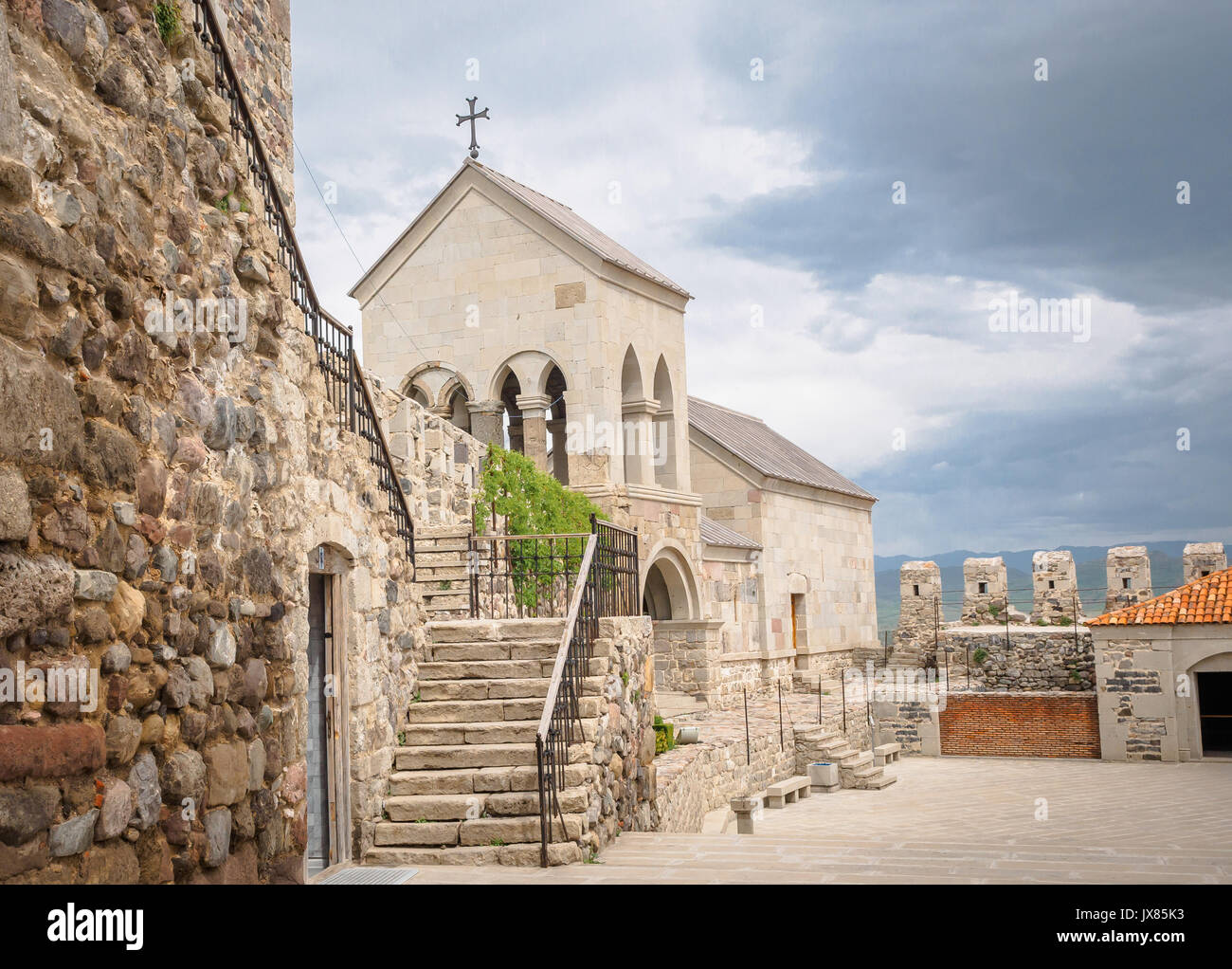 The building of the Christian church on the territory of the Rabati ...