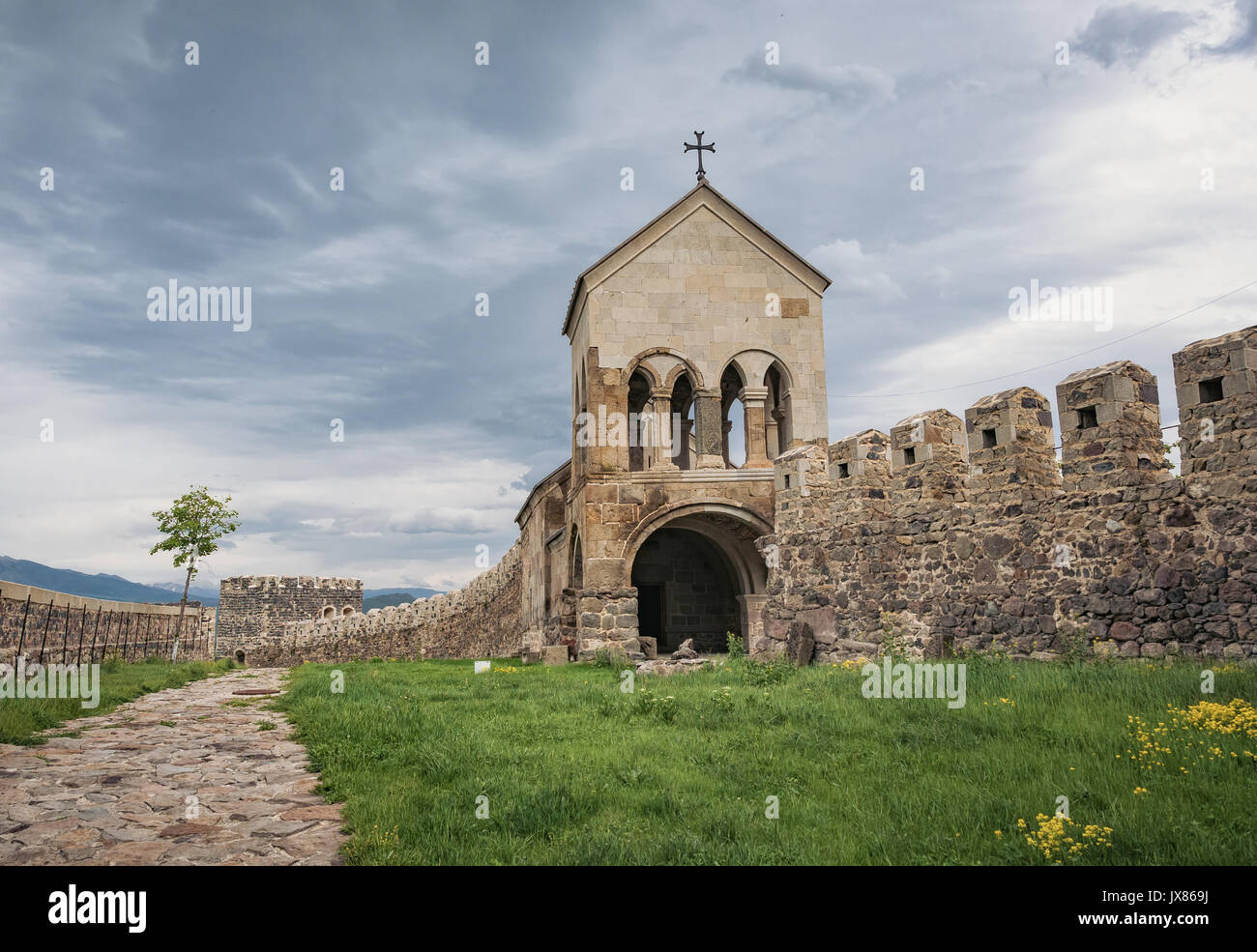 The building of the Christian church on the territory of the Rabati ...