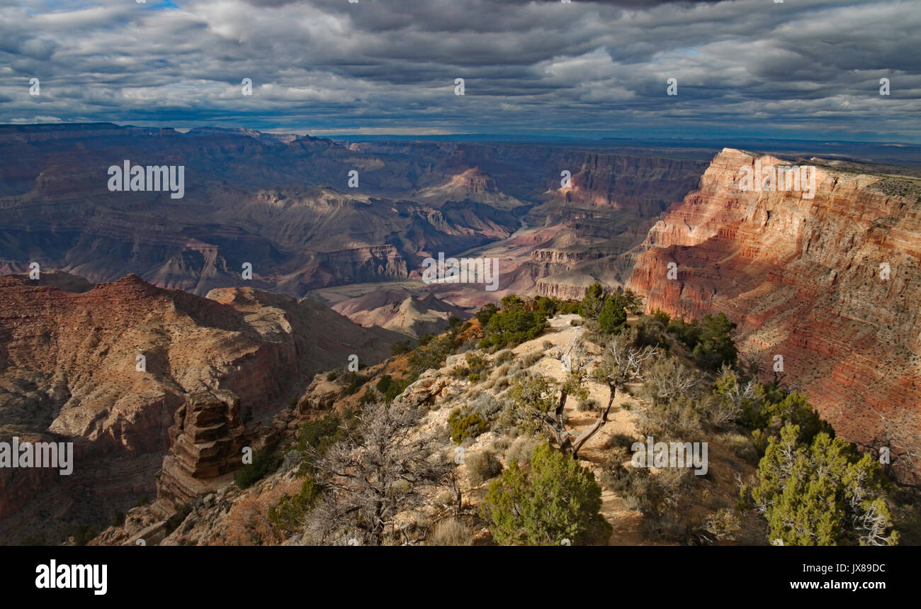 Grand Canyon in the evening light, suggesting renaissance old painting ...
