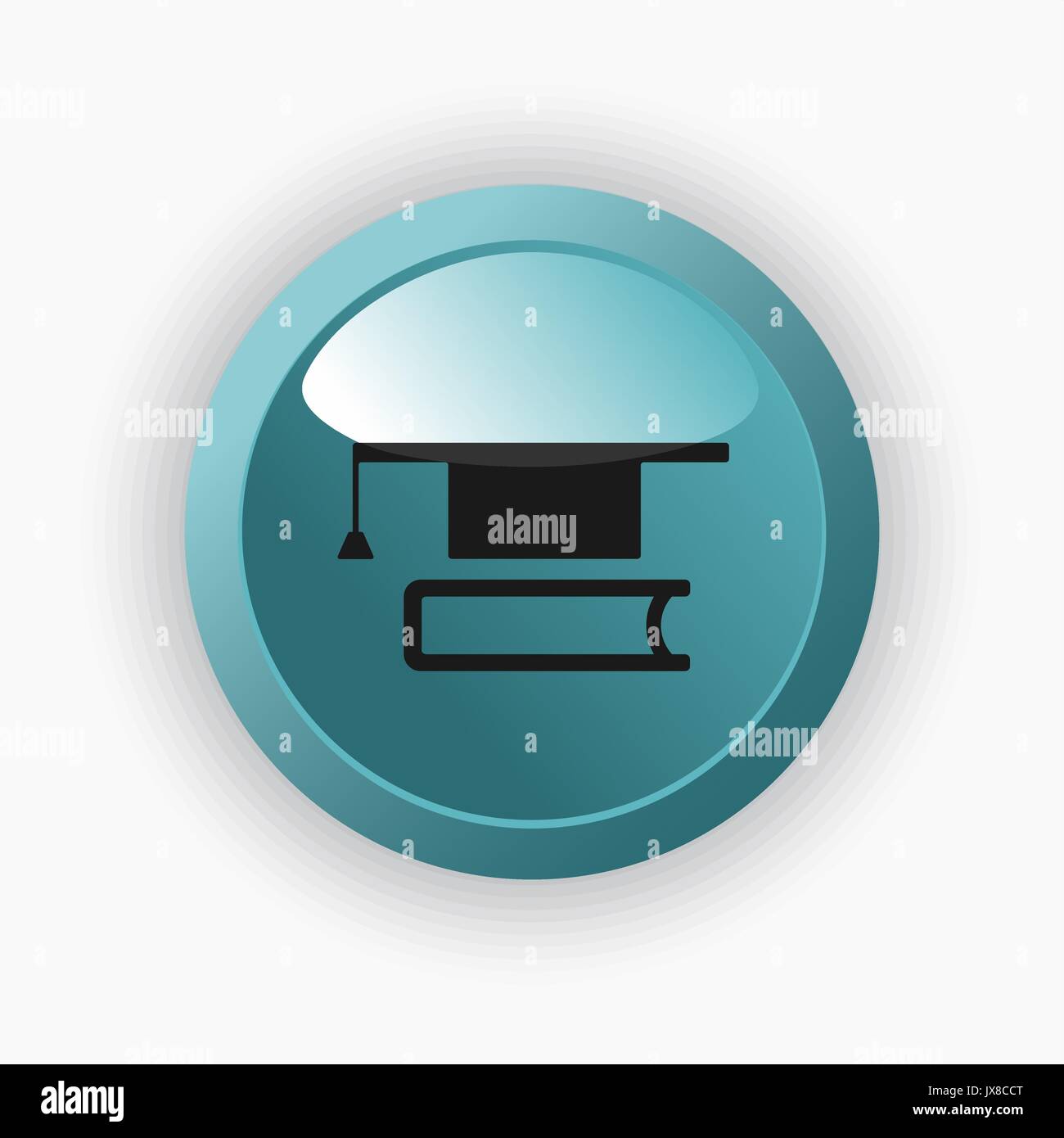Student book button in Stock Vector Images - Alamy