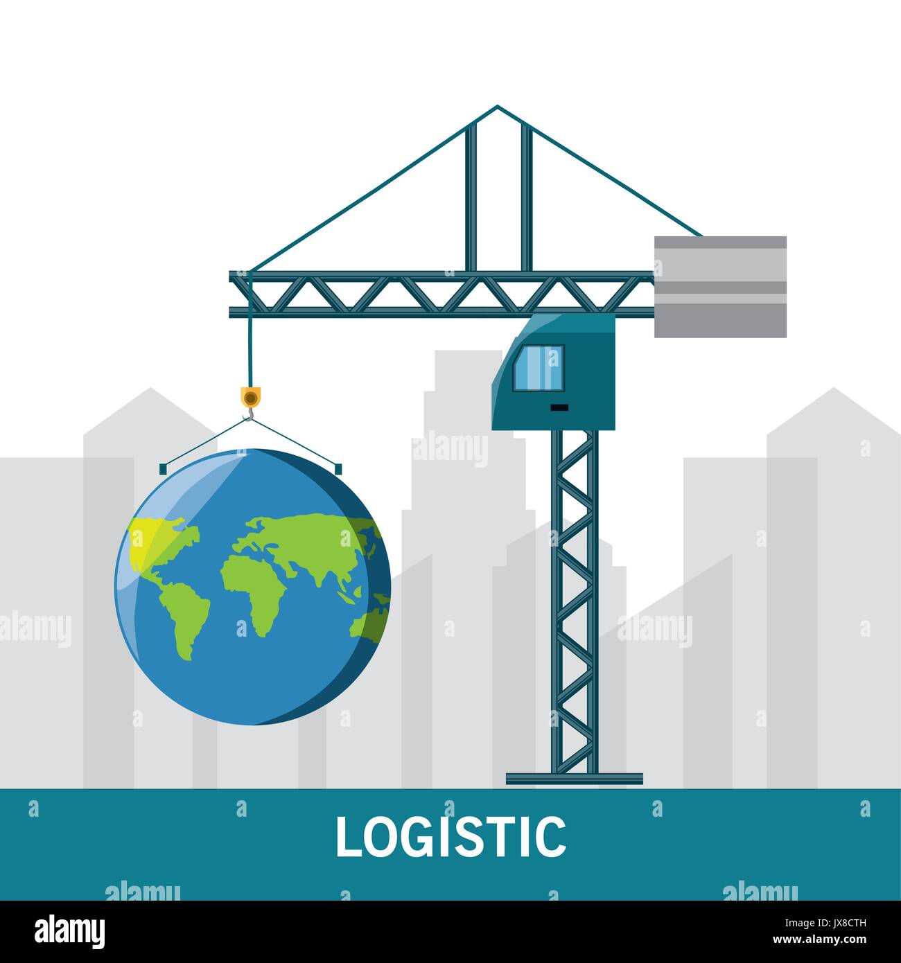 concept logistic and shipping around the world Stock Vector Image & Art ...