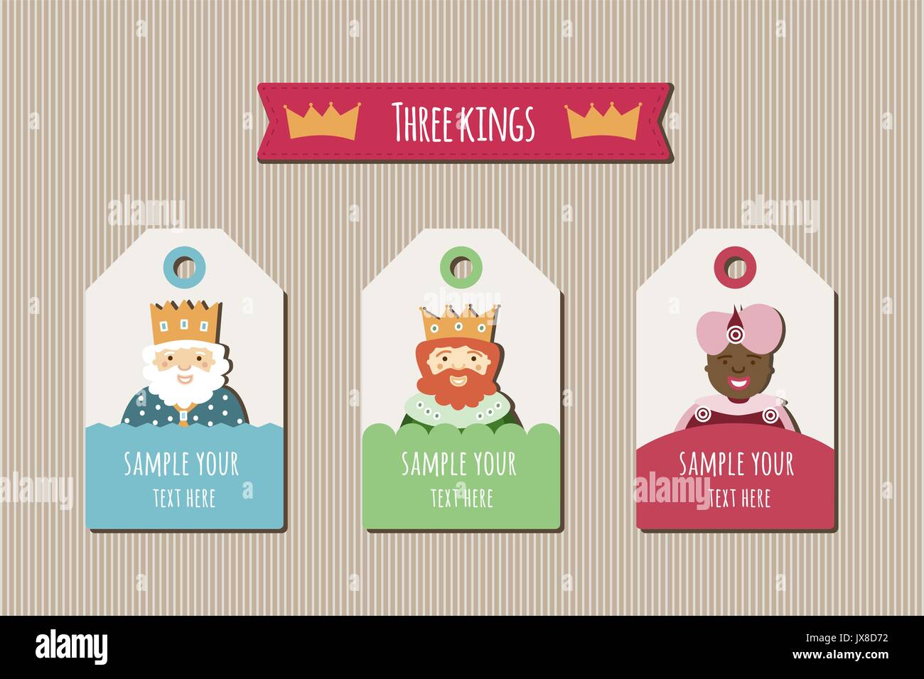 Three kings Stock Vector Images - Alamy