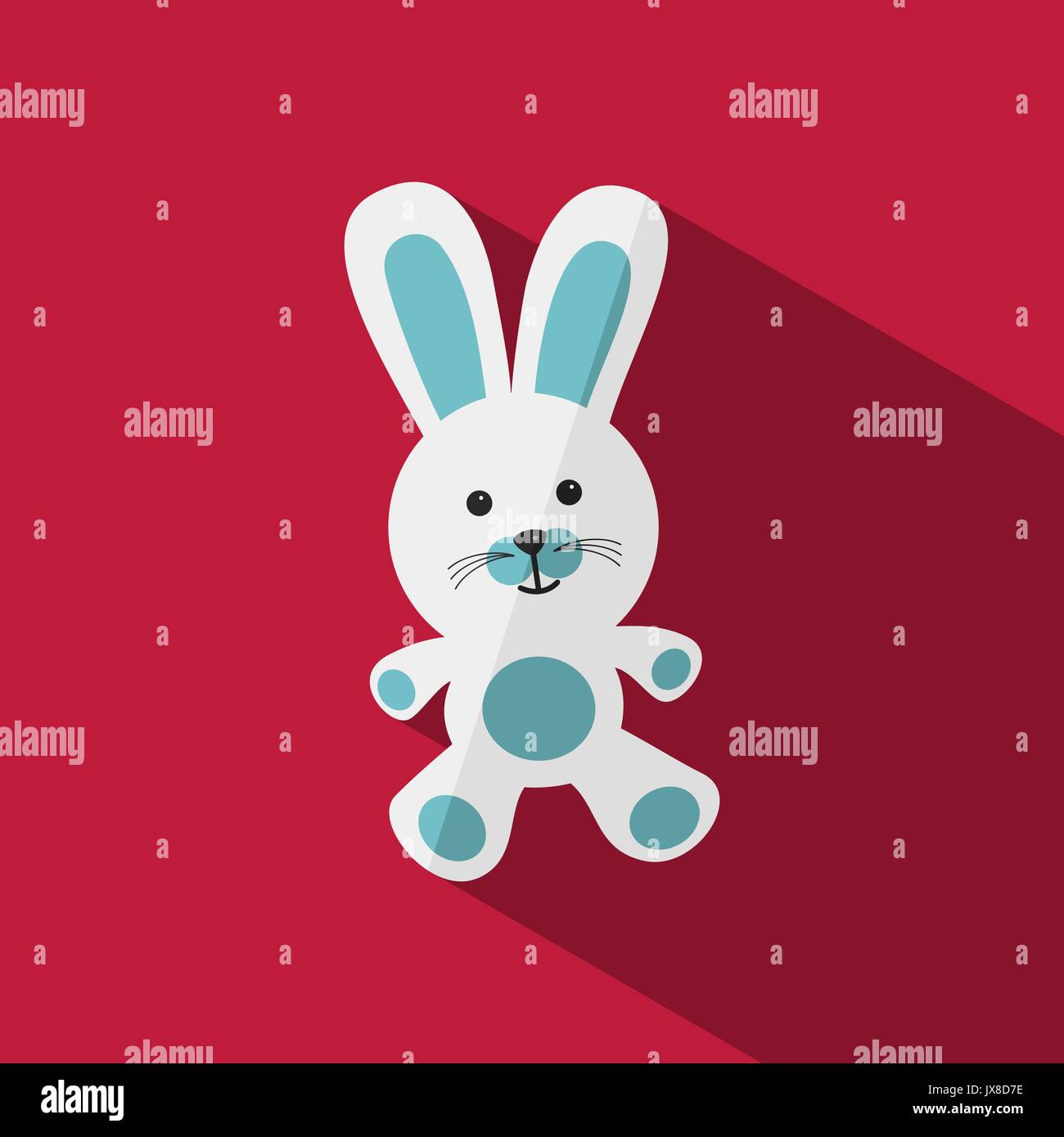 White teddy rabbit Stock Vector Images - Alamy
