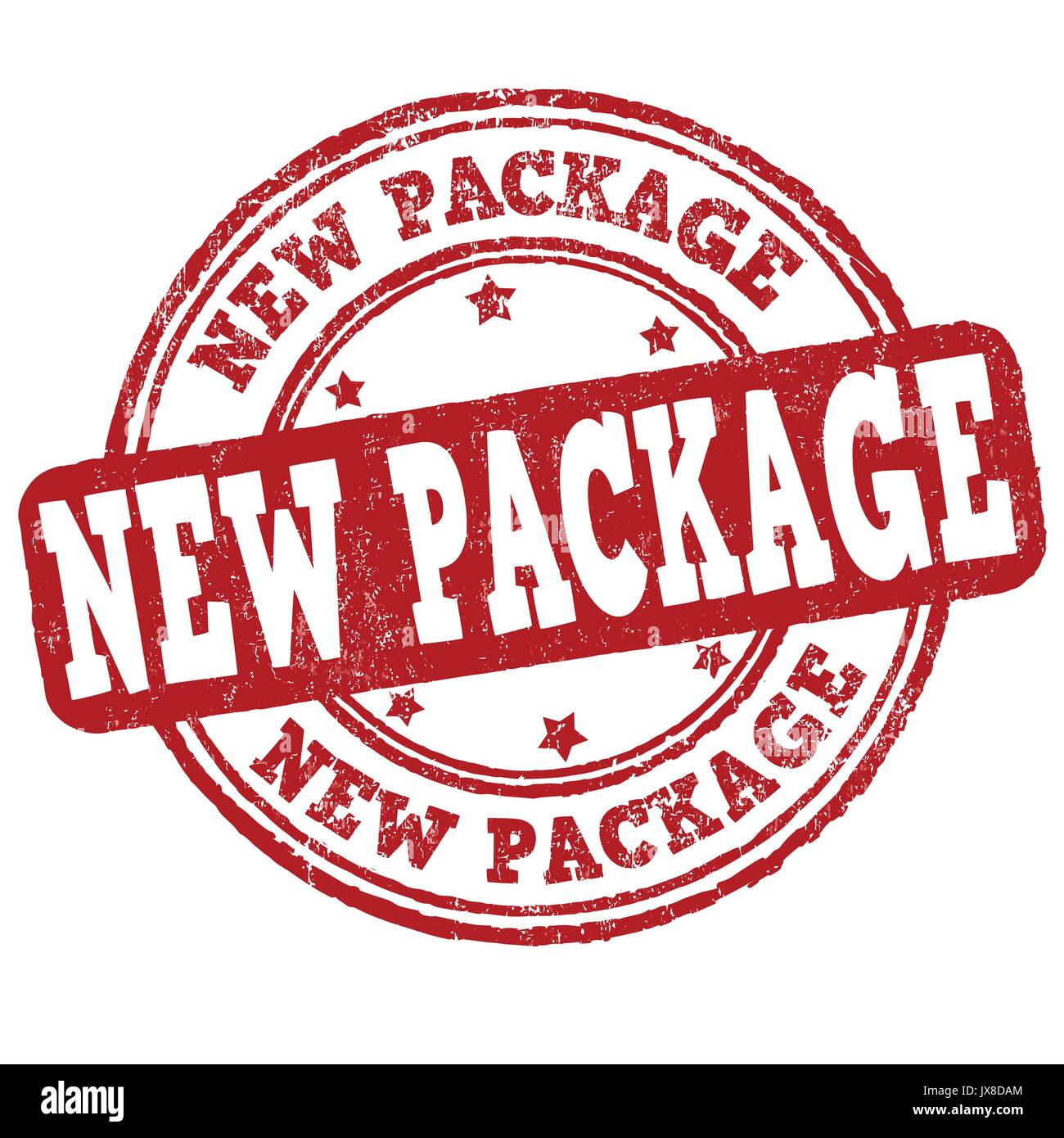New package grunge rubber stamp on white background, vector ...