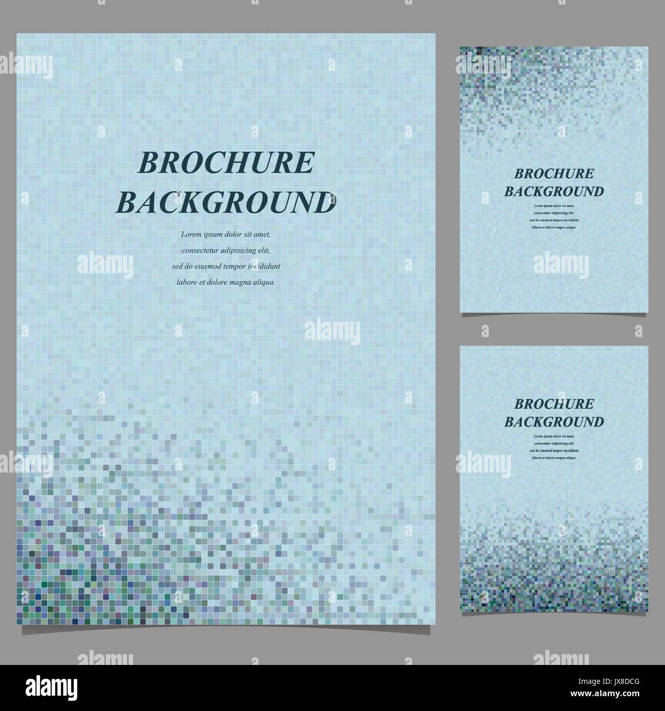 Abstract square tile mosaic brochure template Stock Vector Image & Art ...