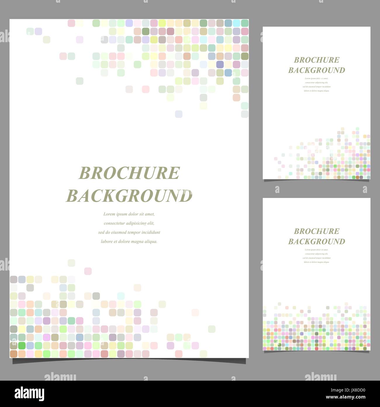 Blank square brochure booklet Stock Vector Images - Alamy