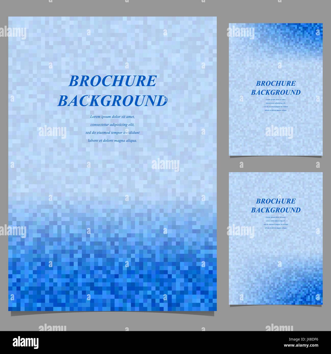 Blue tone geometric square Stock Vector Images - Alamy