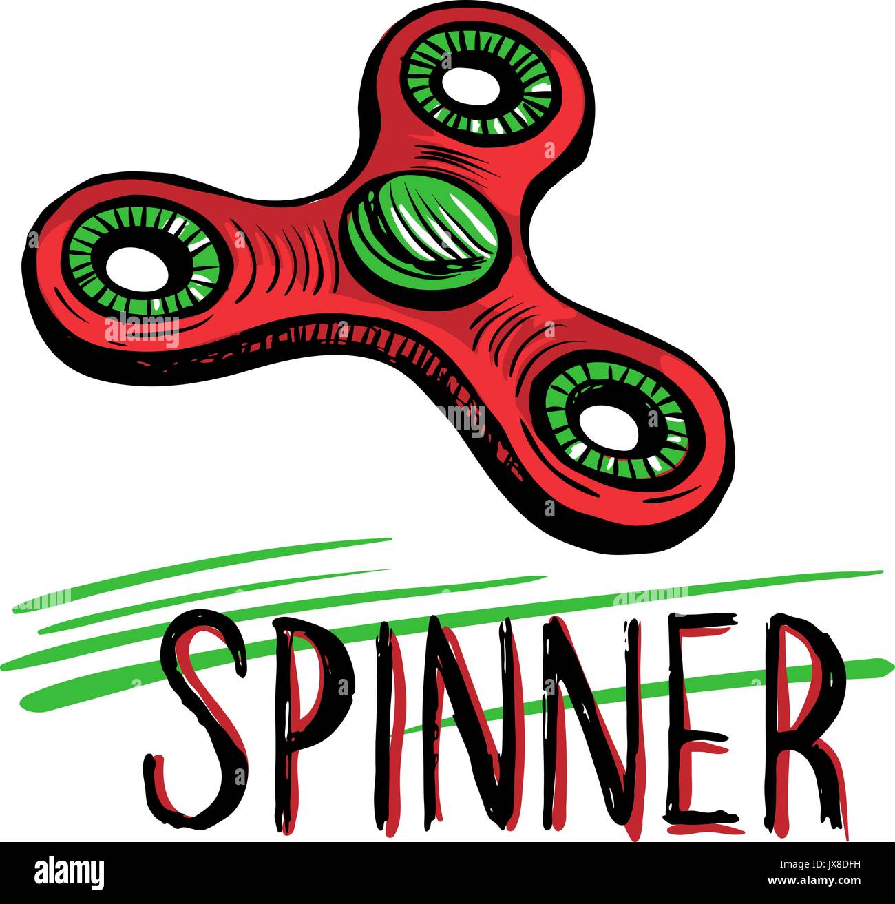 Hand spinner Stock Vector Images - Alamy