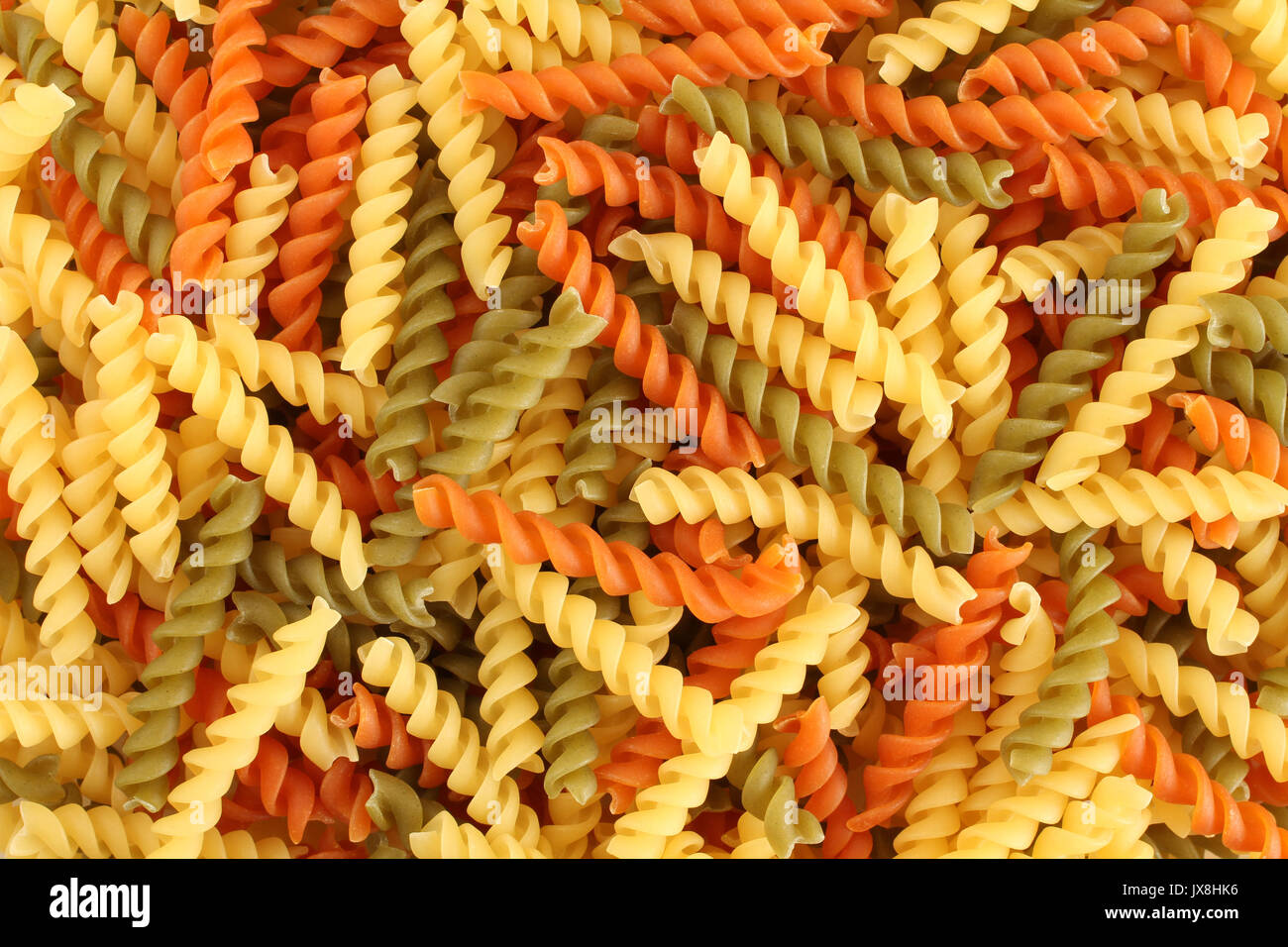 Colored fusilli hi-res stock photography and images - Alamy
