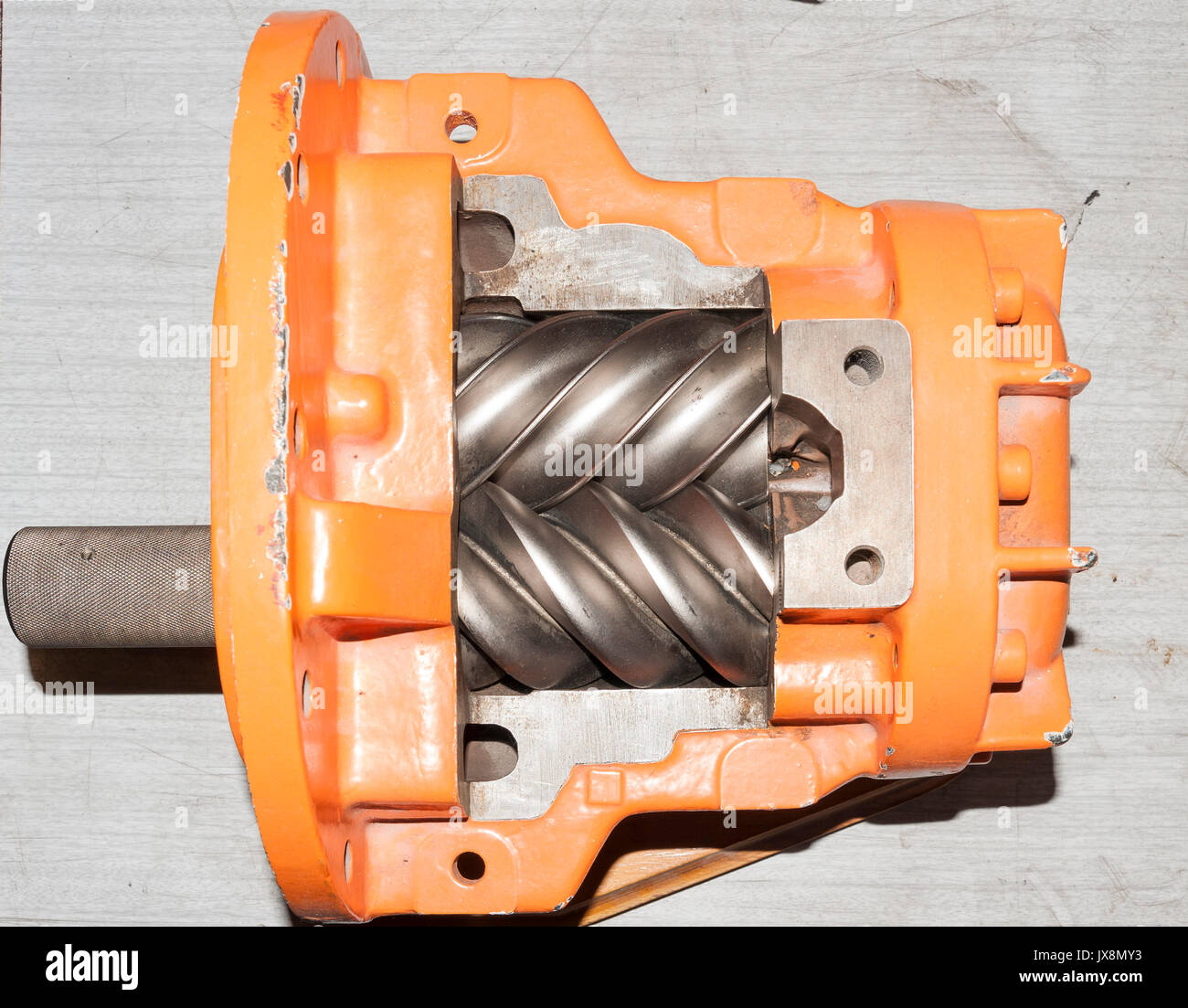 Engranaje de tornillo sin fin Stock Photo - Alamy