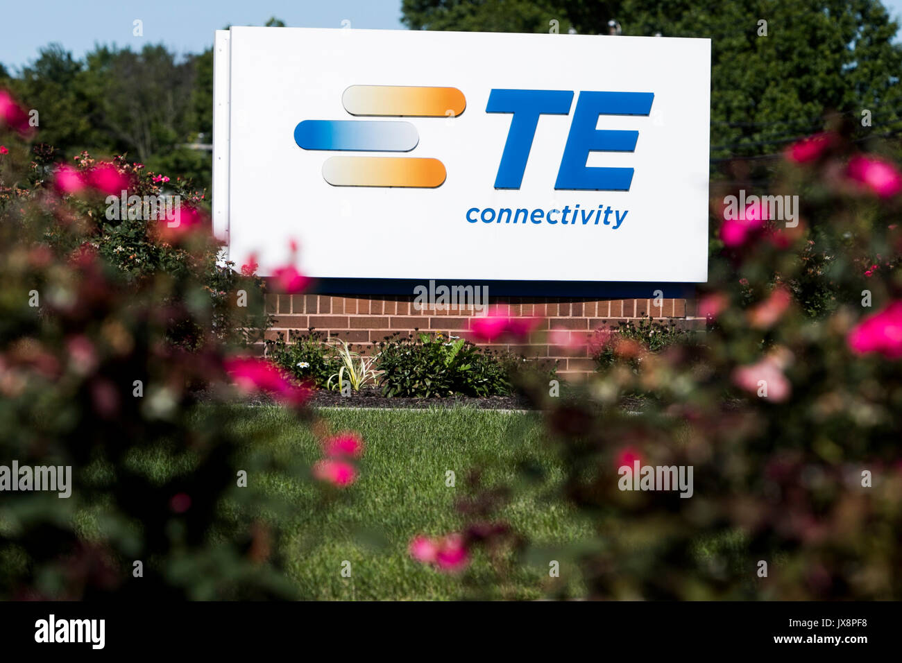 Te connectivity logo hi-res stock photography and images - Alamy
