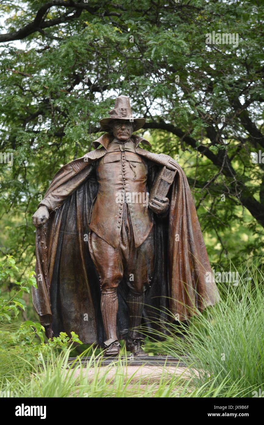 The Puritan Statue in Springfield Massachusetts Stock Photo - Alamy