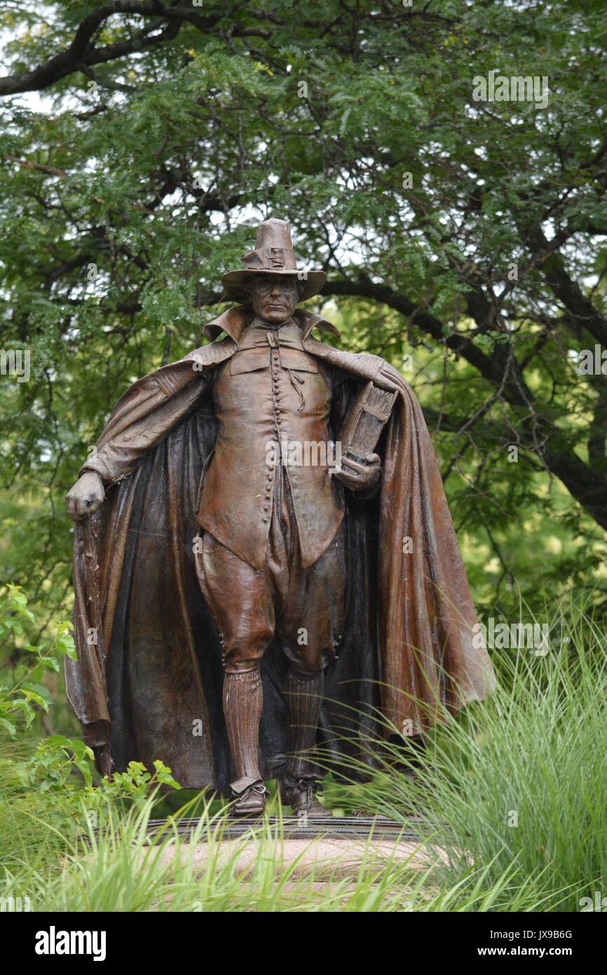 The Puritan Statue in Springfield Massachusetts Stock Photo - Alamy
