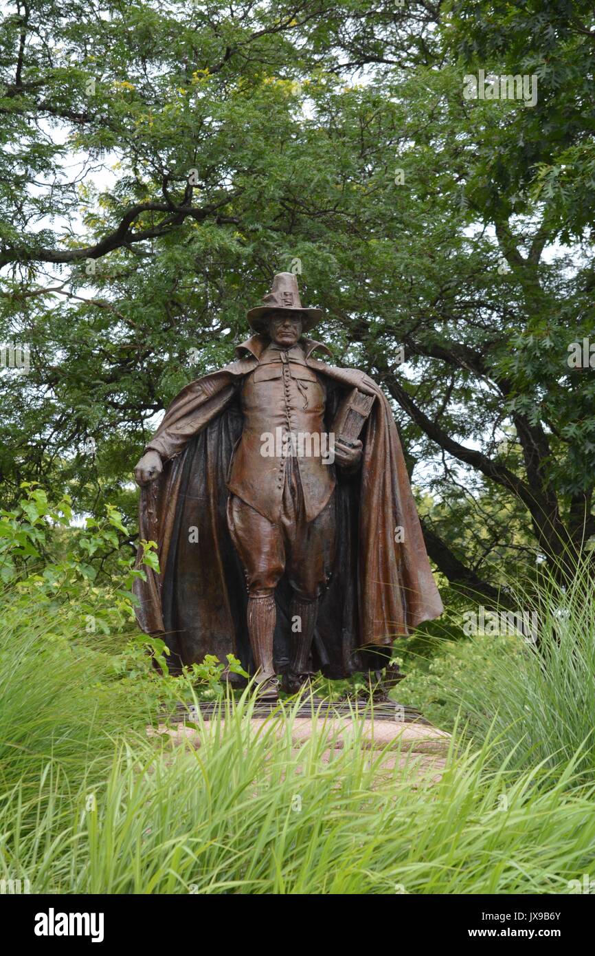 The Puritan Statue in Springfield Massachusetts Stock Photo - Alamy