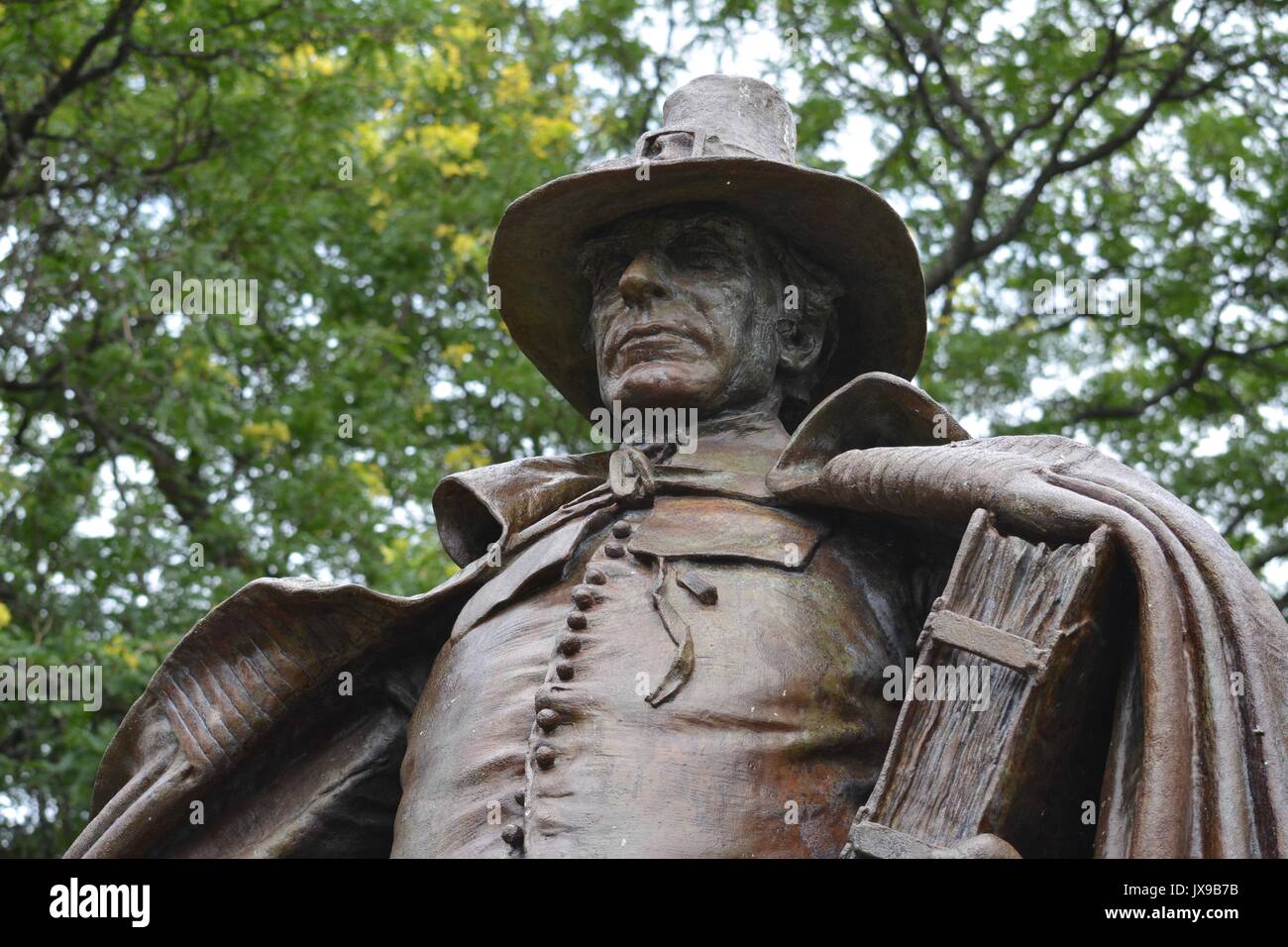 The Puritan Statue in Springfield Massachusetts Stock Photo - Alamy