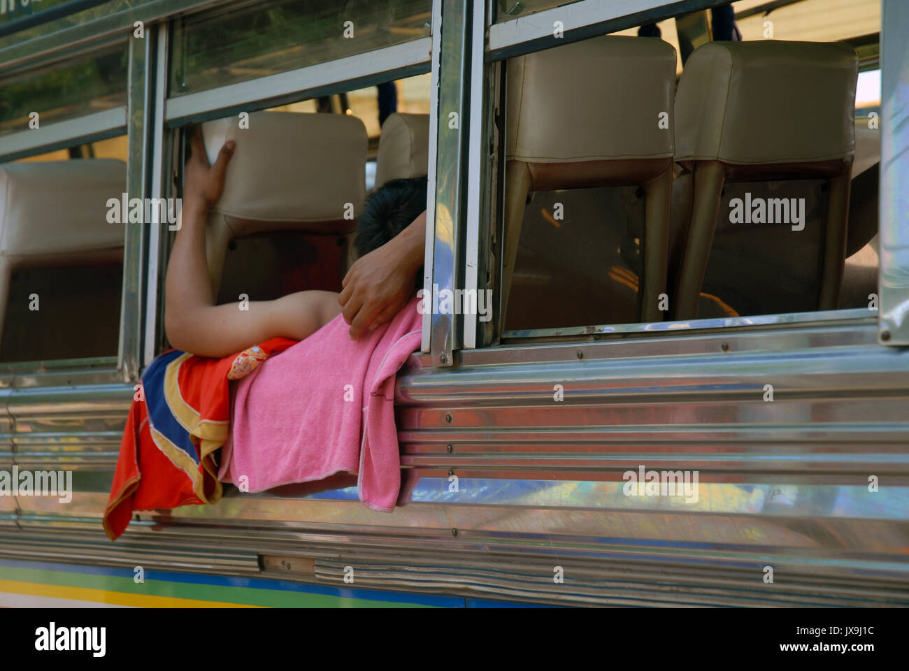 Sleeping bus driver hi-res stock photography and images - Alamy