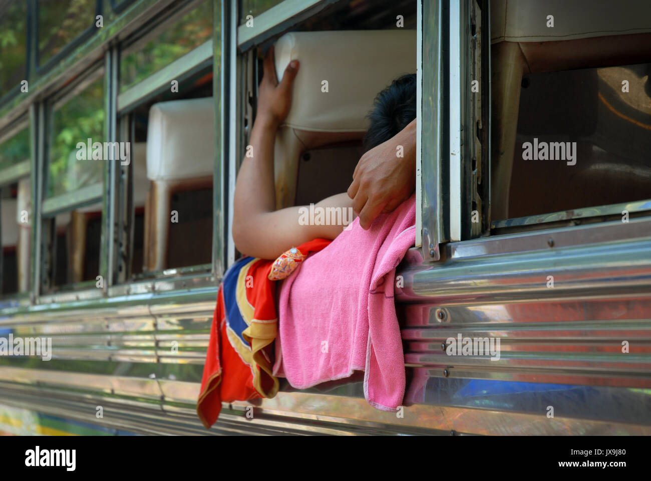 Sleeping bus driver hi-res stock photography and images - Alamy