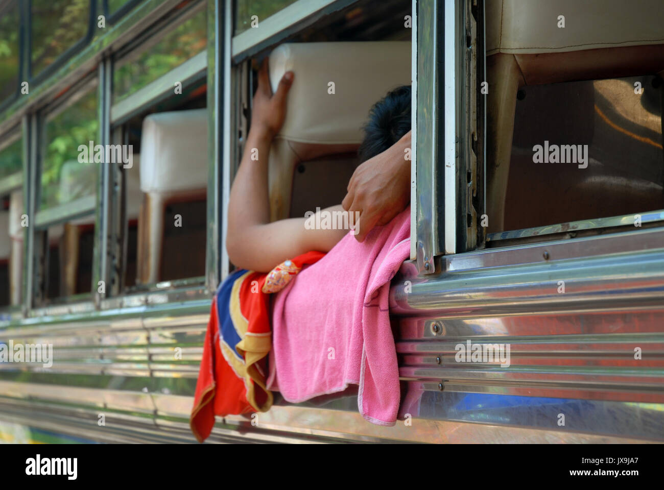 Sleeping Bus Driver High Resolution Stock Photography and Images - Alamy