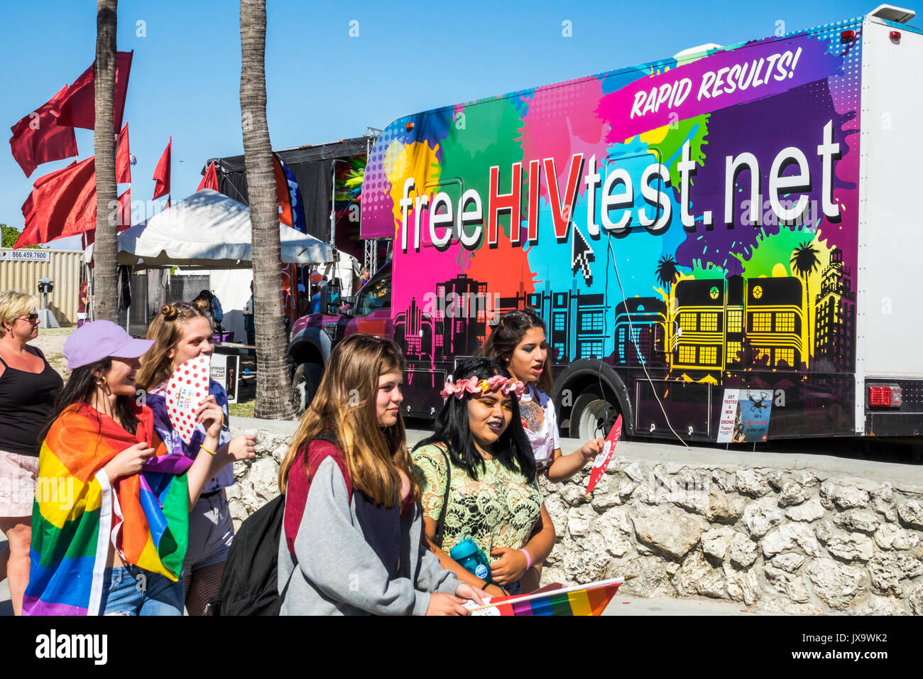 Miami Beach Florida,Lummus Park,Gay Pride Week,LGBTQ,LGBT,Miami Beach ...