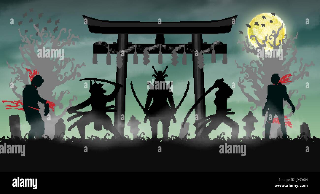 Samurai zombie hi-res stock photography and images - Alamy