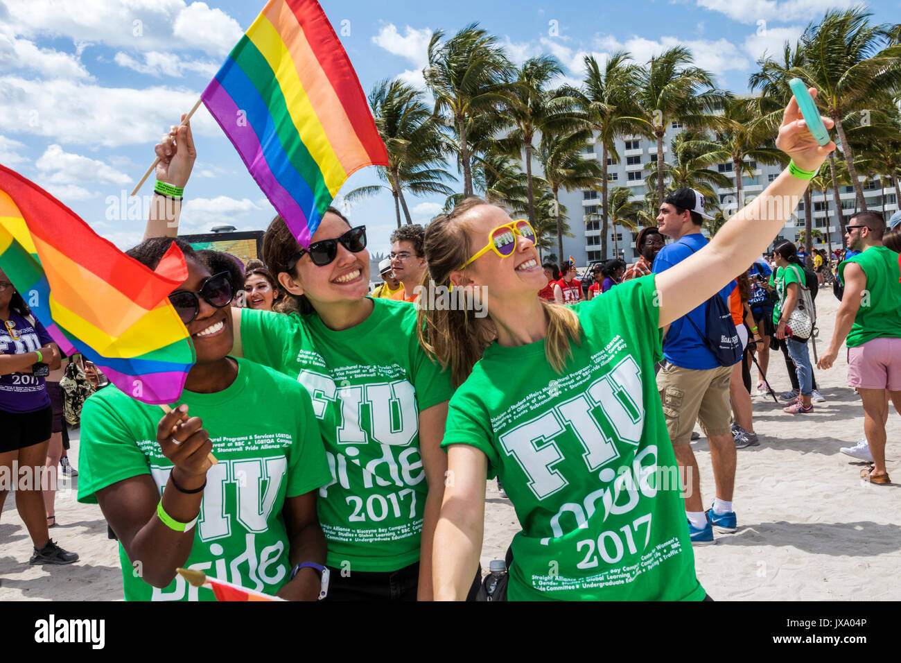 Miami Beach Florida,Lummus Park,Gay Pride Week,LGBTQ,LGBT,Pride Parade ...