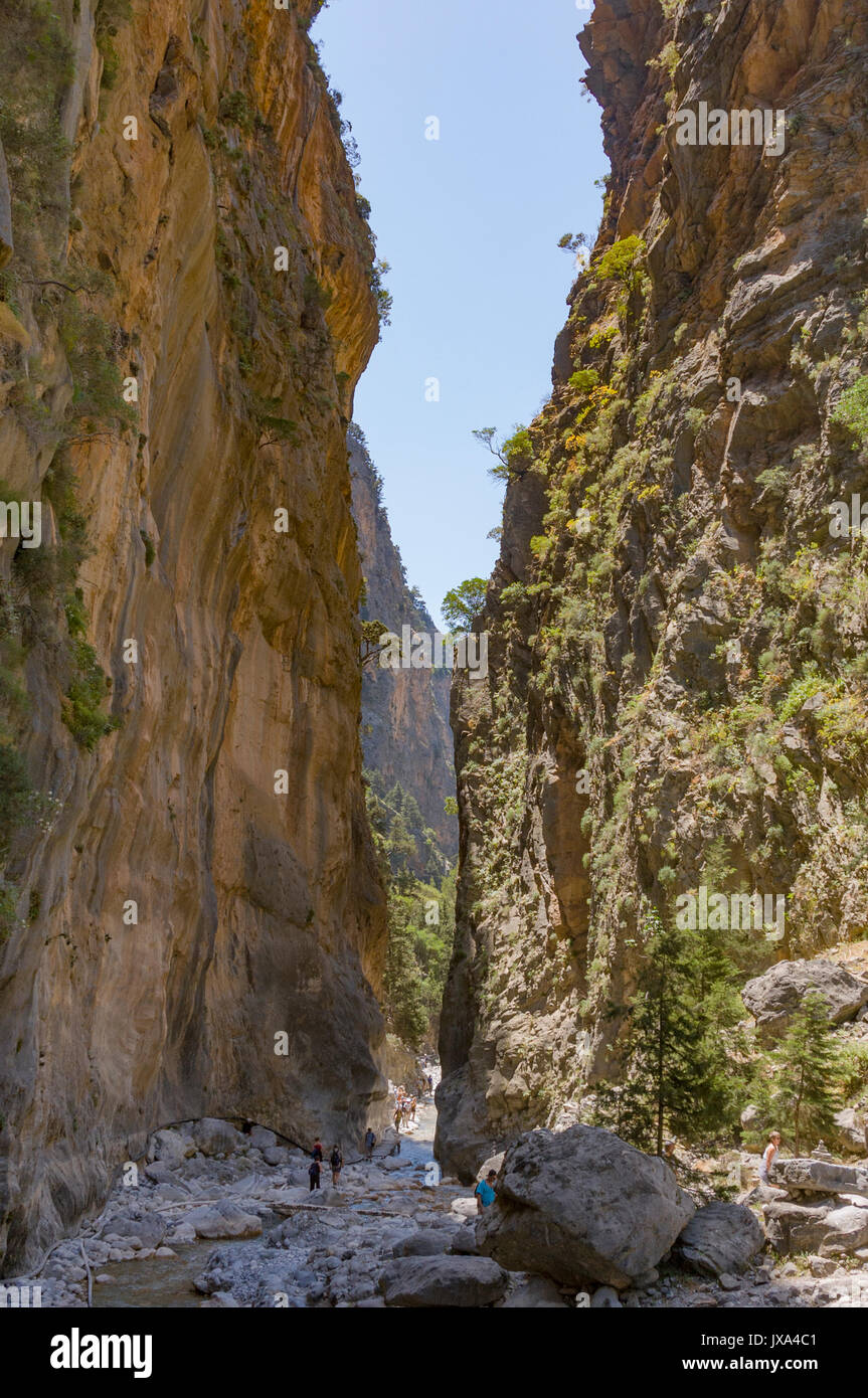 Cliffs of samaria gorge hi-res stock photography and images - Alamy
