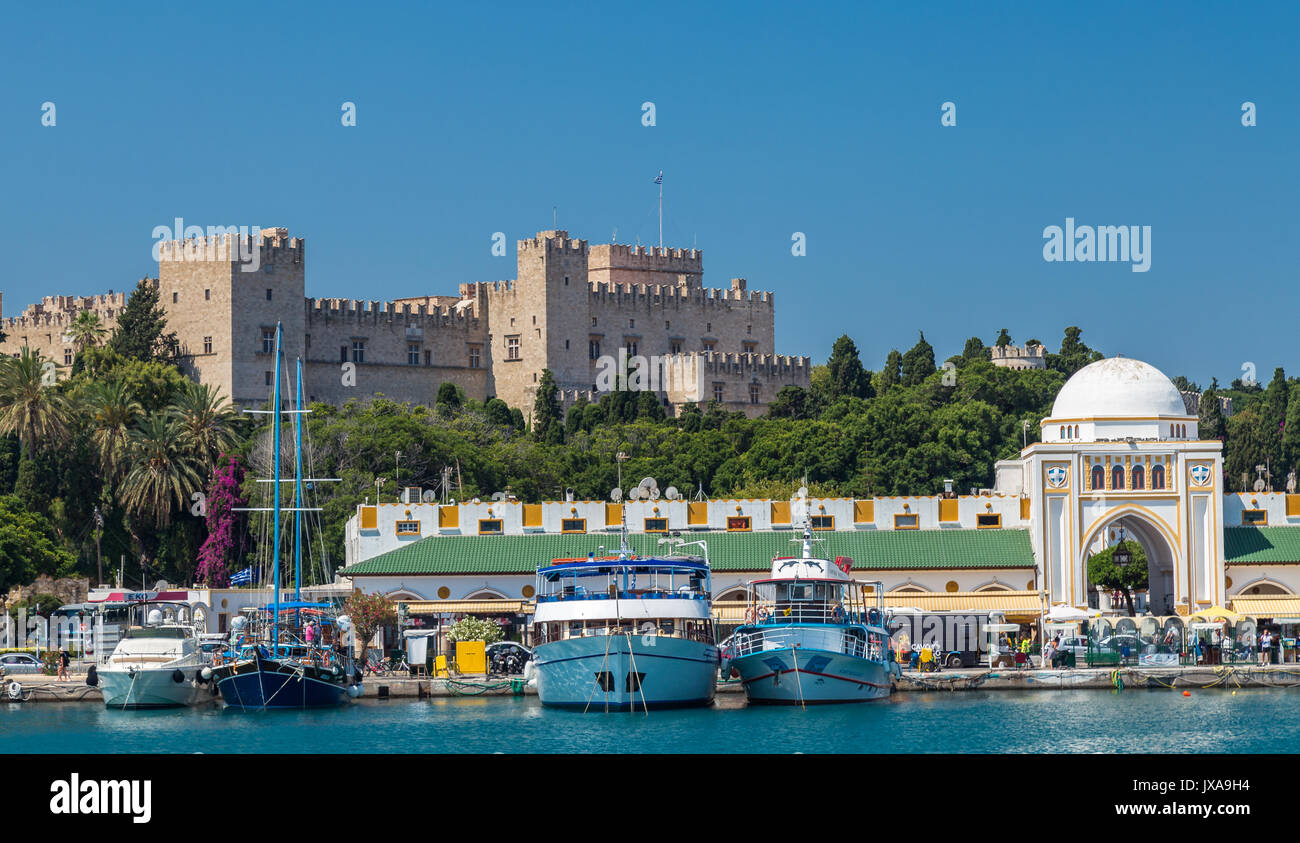 Rhodes new town hi-res stock photography and images - Alamy