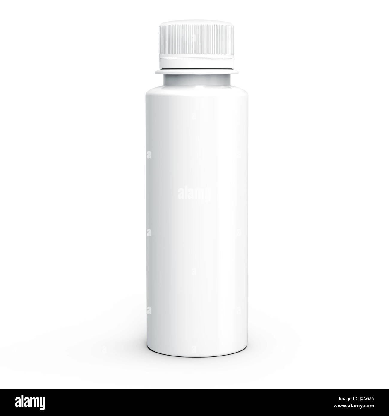 Plastic bottle for drinks, blank bottle mockup template in 3d rendering ...