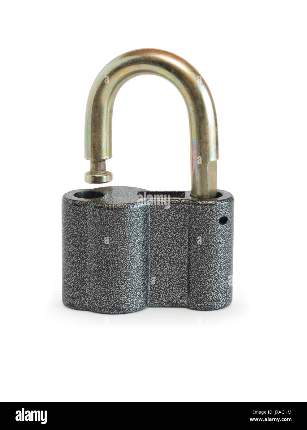 Open padlock on white background.Isolated with clipping path Stock ...