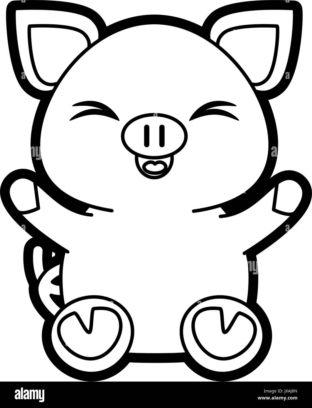 piggy vector illustration Stock Vector Image & Art - Alamy