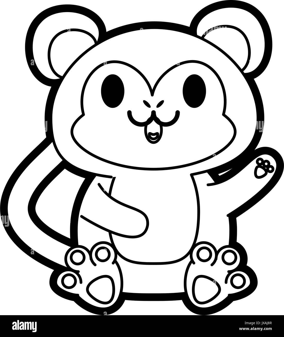 monkey vector illustration Stock Vector Image & Art - Alamy