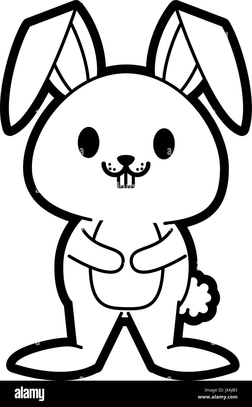 bunny vector illustration Stock Vector Image & Art - Alamy