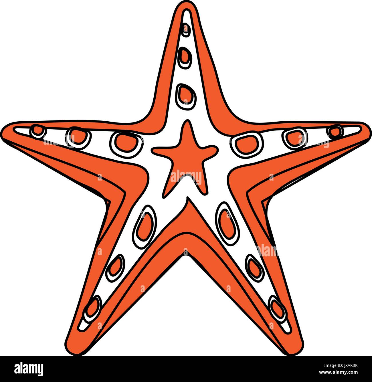 starfish vector illustration Stock Vector Image & Art - Alamy