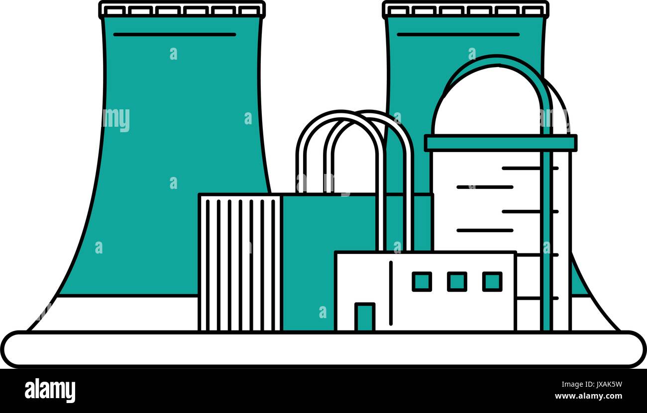 nuclear plant vector illustration Stock Vector Image & Art - Alamy