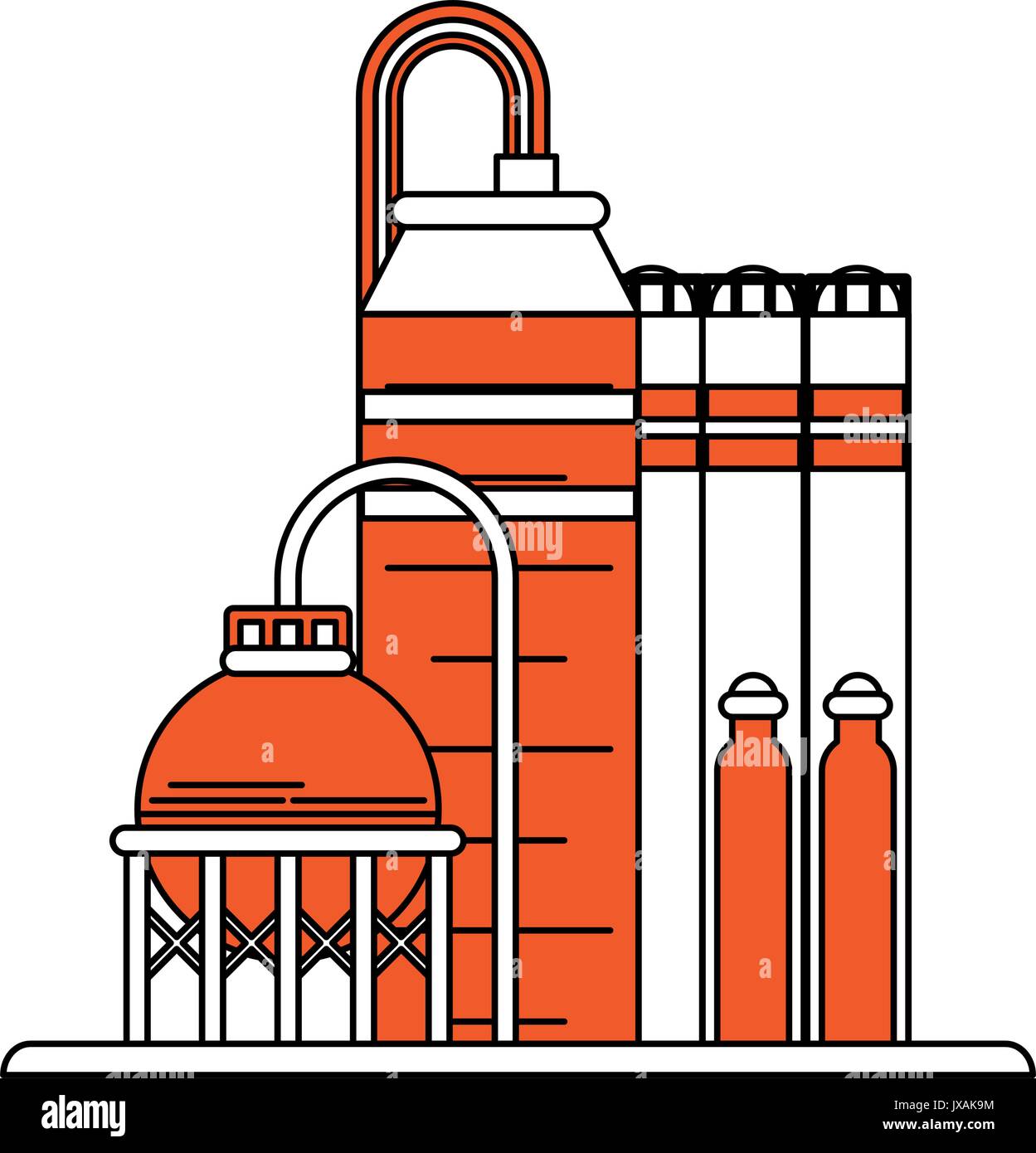 factory vector illustration Stock Vector Image & Art - Alamy