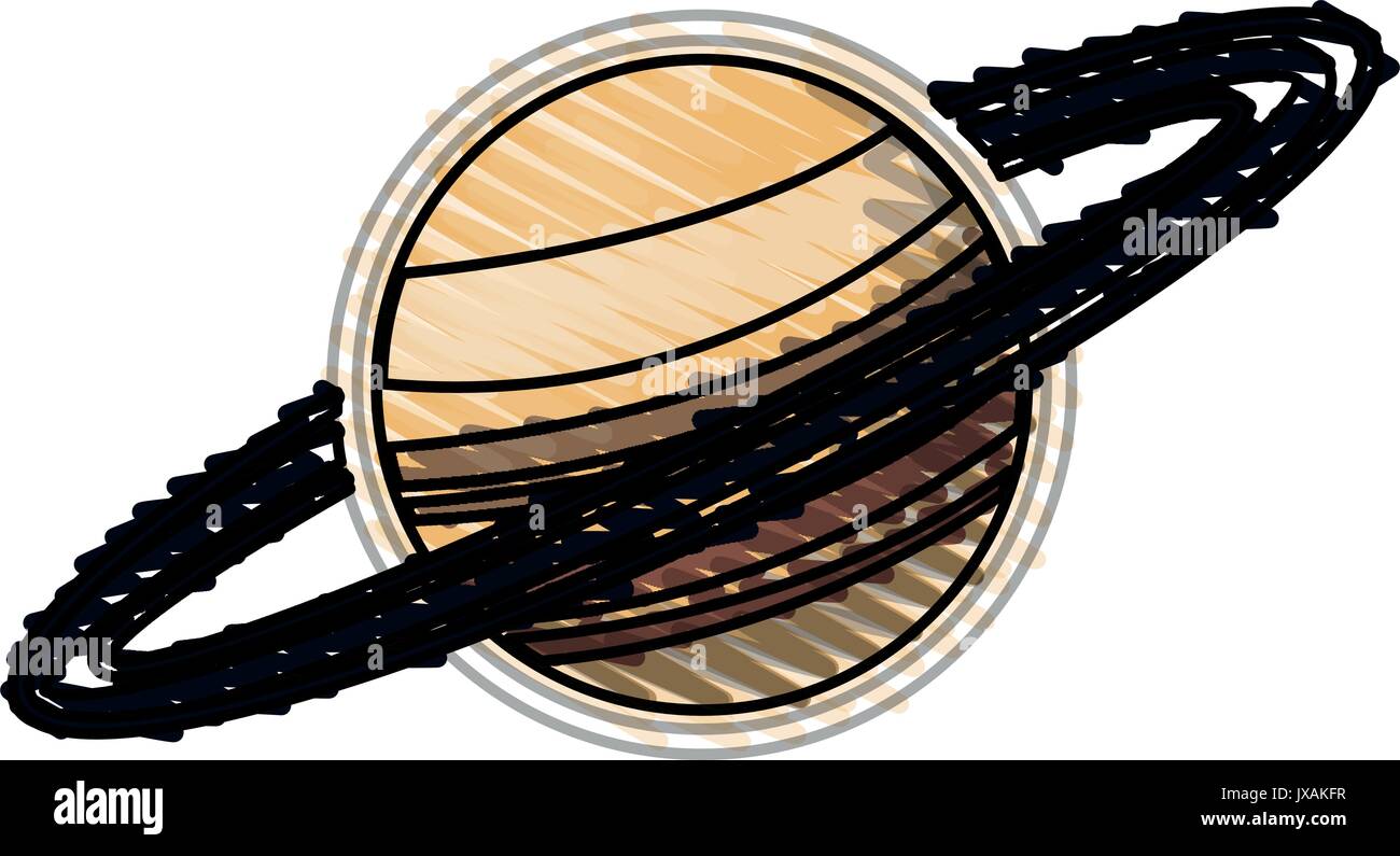 saturn vector illustration Stock Vector Image & Art - Alamy