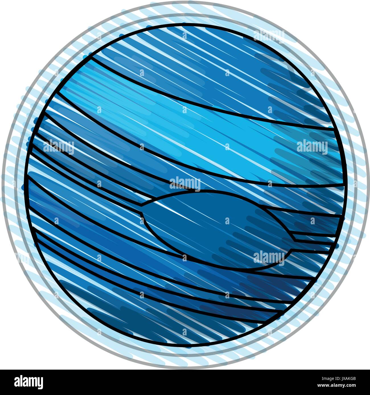 neptune vector illustration Stock Vector Image & Art - Alamy