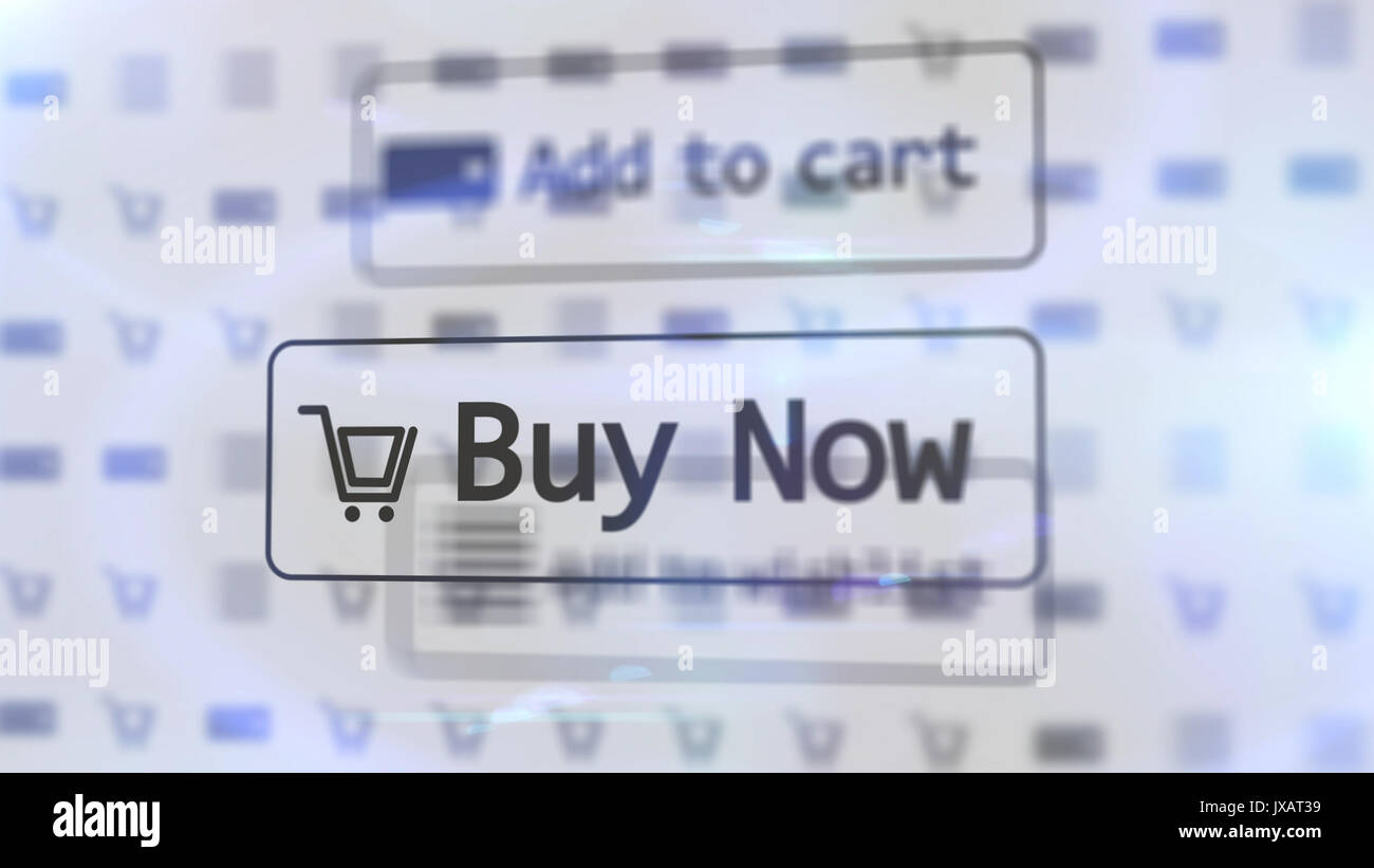 Common 3D illustration of a white internet shop screen with such ...