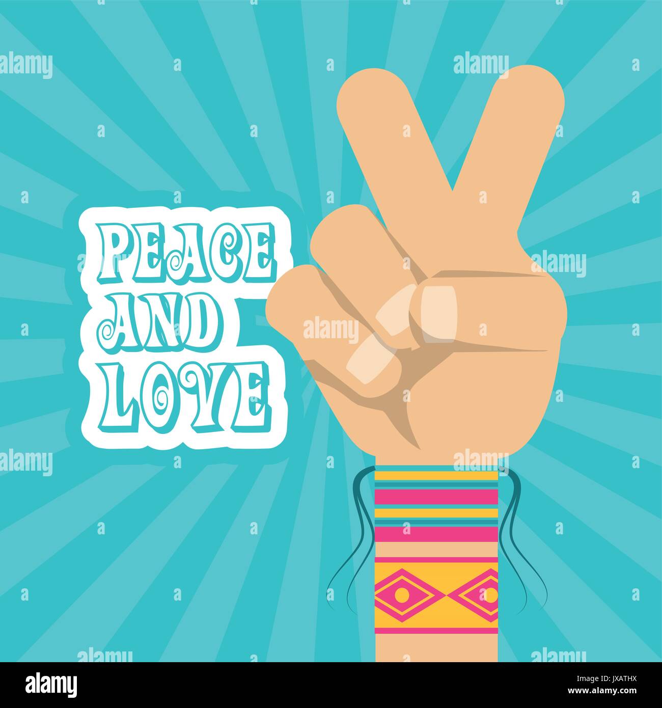 60s Hand Peace Symbol High Resolution Stock Photography and Images - Alamy