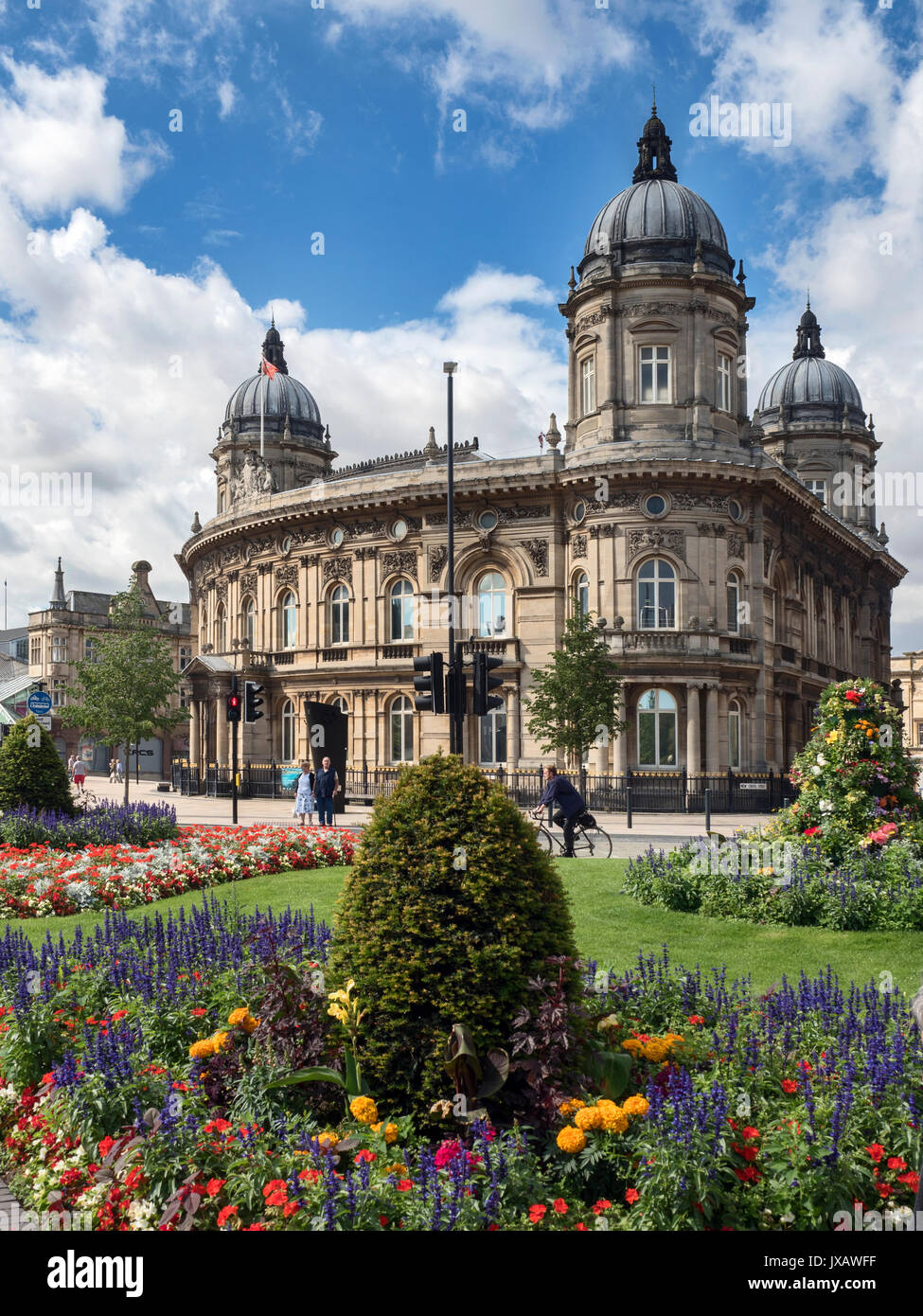 Hull Maritime Museum from Queens Gardens Hull Yorkshire England Stock ...