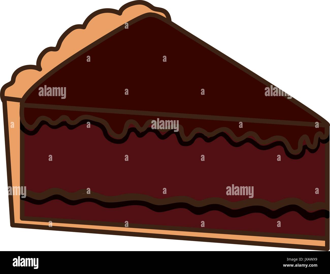 Delicious piece of cake icon vector illustration graphic design Stock ...