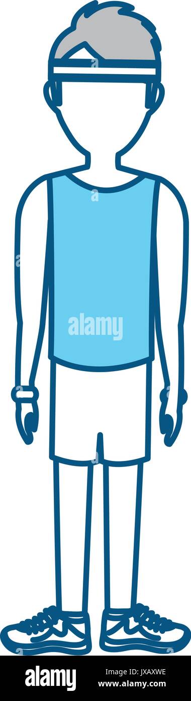 Fitness man wear icon vector illustration graphic design Stock Vector ...