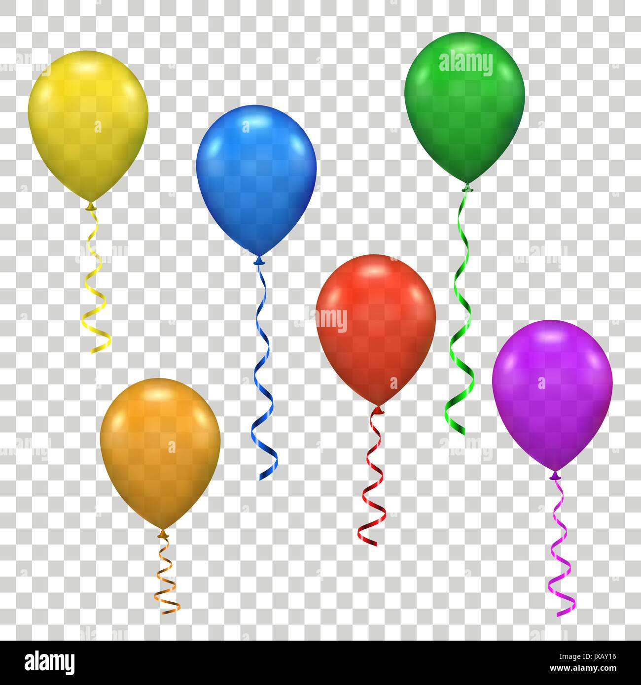 Vector ballon for party, birthday Stock Vector Image & Art - Alamy
