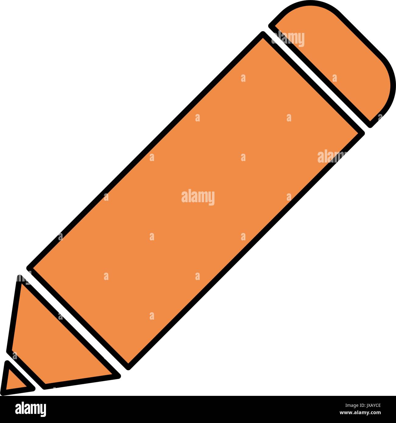 Pencil round icon icon vector illustration graphic design Stock Vector ...