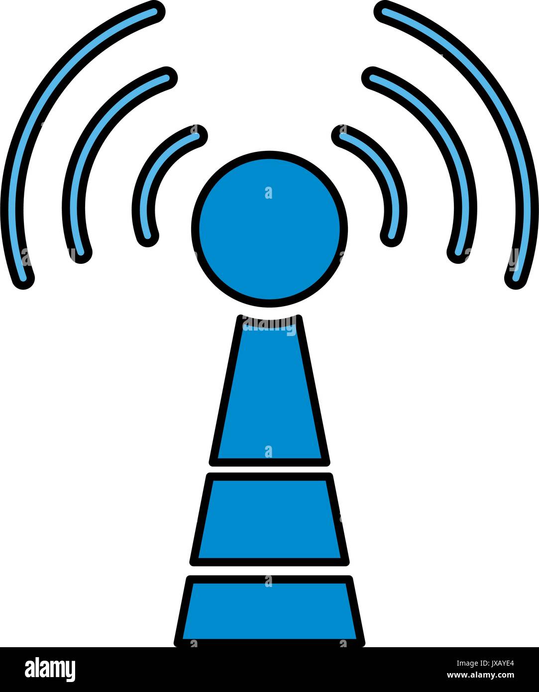 Wifi antenna symbol icon vector illustration graphic design Stock ...